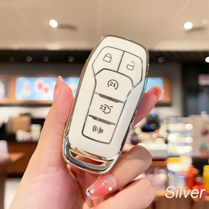 TPU-Car-Remote-Key-Case-Fob-Cover-for-Ford-F150-Fusion-Explorer-Mustang ...