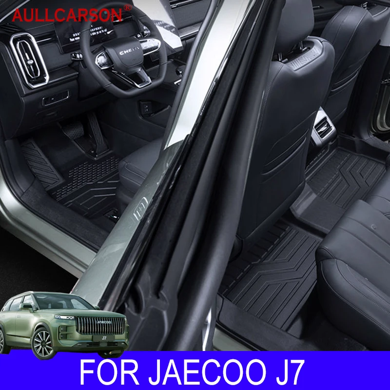For-JAECOO-J7-2023-2024-Car-Floor-Mats-TPE-Single-Layer-Foot-Pads-Salon ...