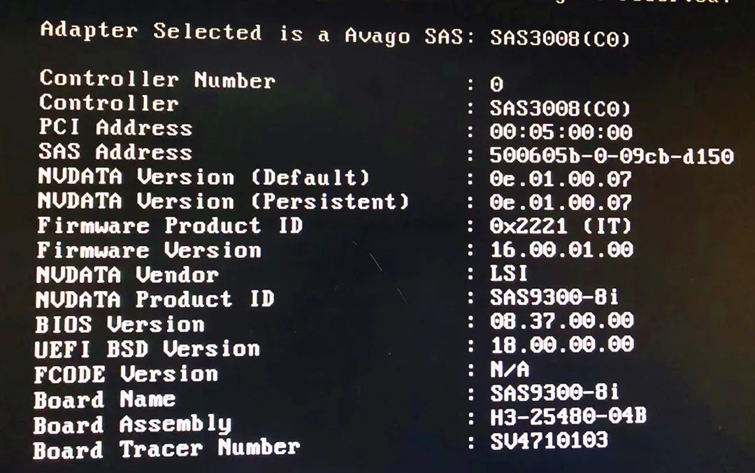LSI 9340-8I IT mode = LSI 9300-8i SAS3008 12 Gb/s ok for esxi8? : r/vmware