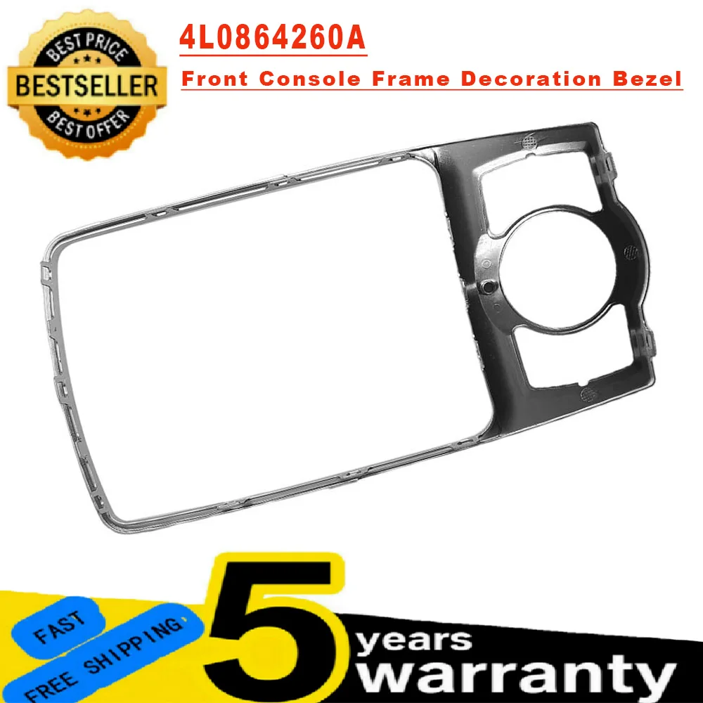 For-Audi-Q7-2006-2015-Front-Console-Frame-Decoration-Bezel-MMI-Shift ...