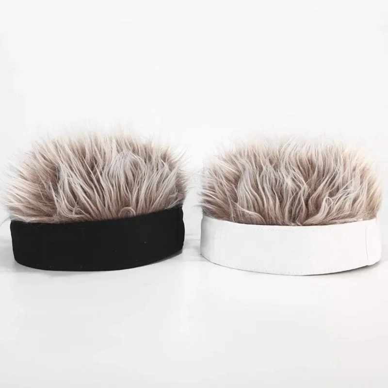 Wig-Hats-for-Men-Knitted-Spiked-Hairs-Hip-Hop-Hat-Novelty-Hair-Visor ...