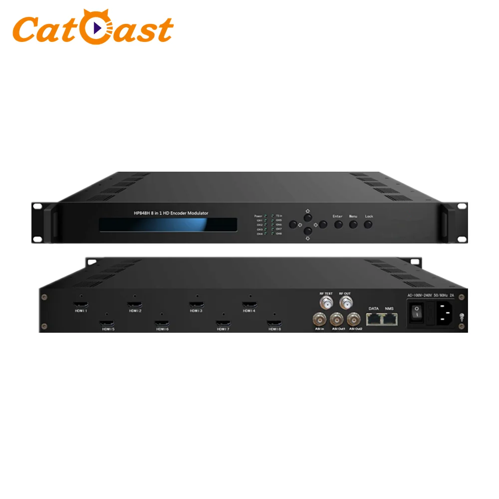 Radio-tv-broadcasting-equipment-H-264-8-Ports-HD-MI-to-IP-encoder ...