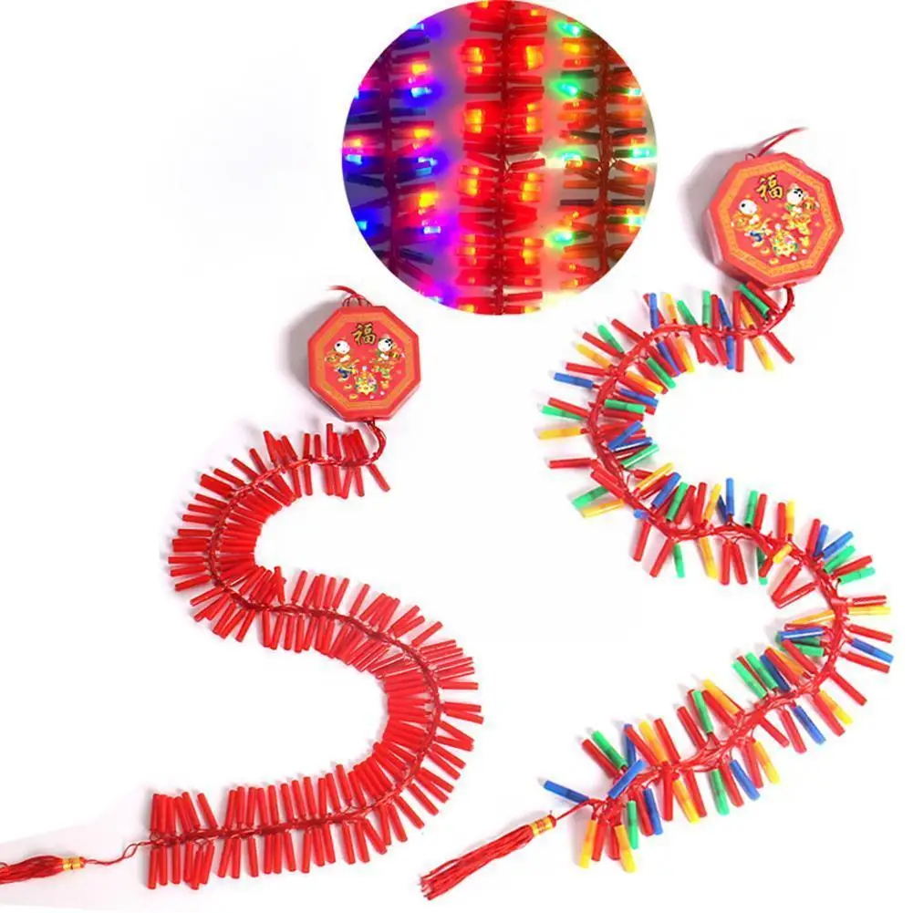 New-Year-Electronic-Firecrackers-Led-Lamps-Electric-Fire-Cracker-Lights ...