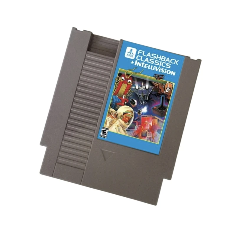 The-Latest-61-in-1-Game-Cartridge-Atari-21-Intellivision-40-V2-Version ...