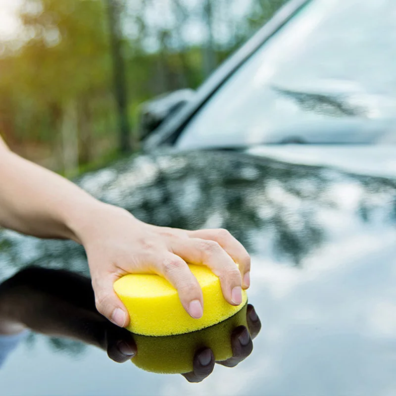 5-10PCS-Round-Welt-Waxing-Sponge-Car-Beauty-Polishing-Car-Wash-Sponge ...