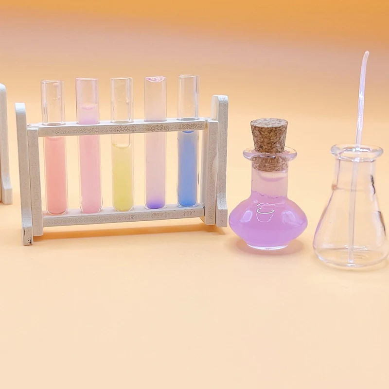 1:12 Dollhouse Laboratory Tool Set Dollhouse Mini Test Tube Rack ...