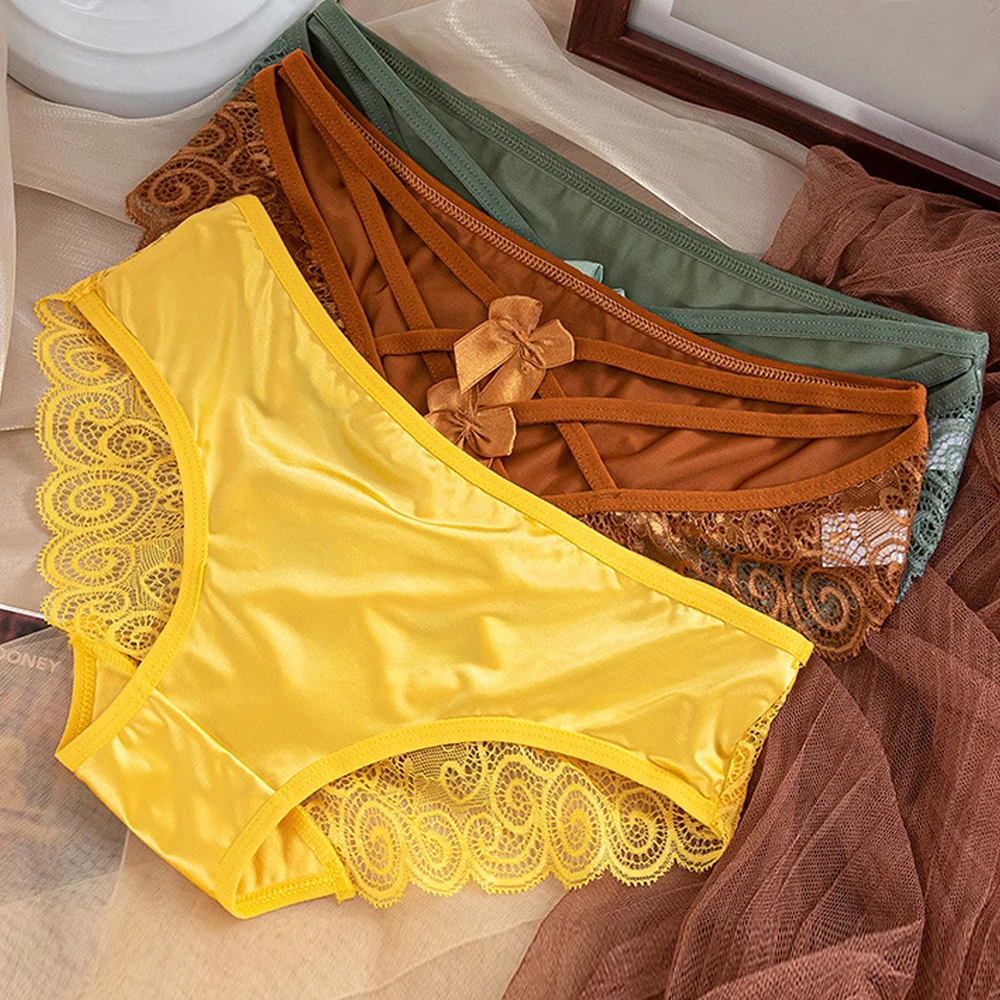 Calzoncillos-de-sat-n-s-per-el-sticos-para-mujer-ropa-interior-fina-de ...