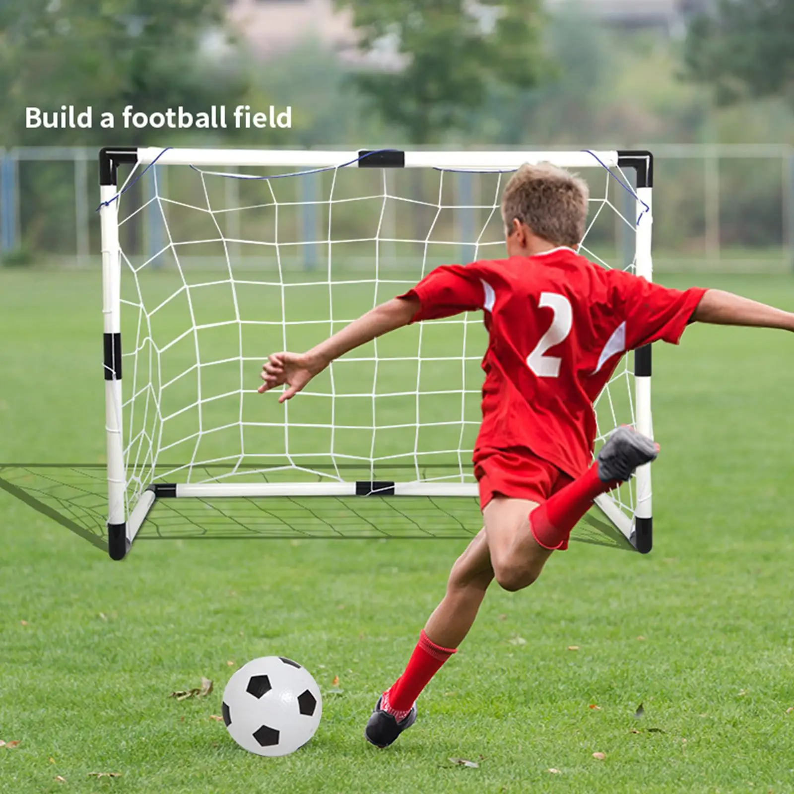 Kids Scoring Soccer Goals