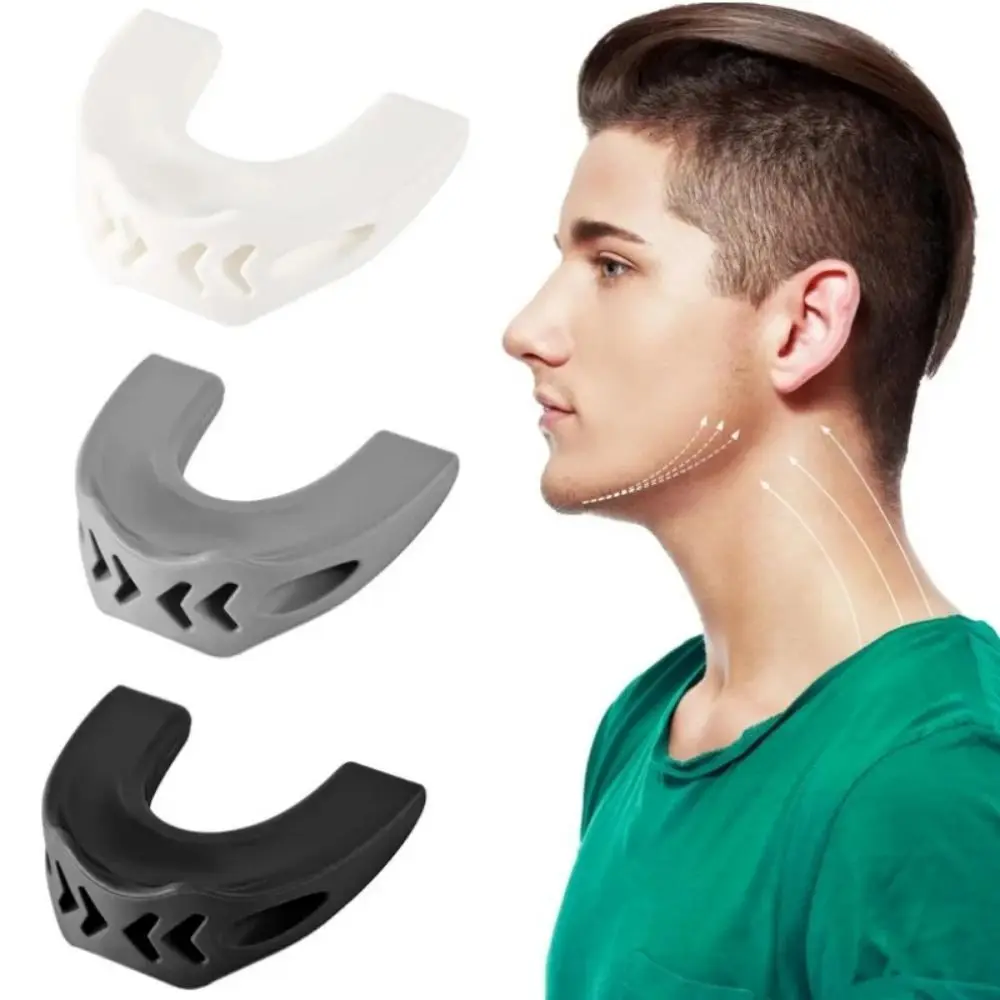 40/50/60Lbs Jaw Exerciser Portable Facial Chew Bite Muscle Redefine ...