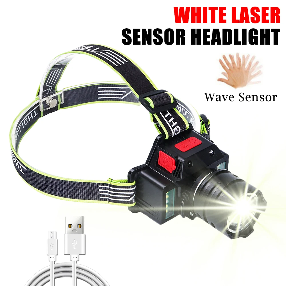 Powerful-White-Laser-Led-Headlamp-Headlight-Zoom-Head-Lamp-Flashlight ...