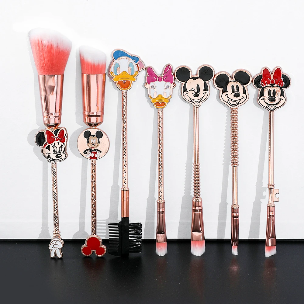 7pcs-Makeup-Brushes-Set-Disney-Themes-Cartoon-Mickey-Mouse-Minnie ...