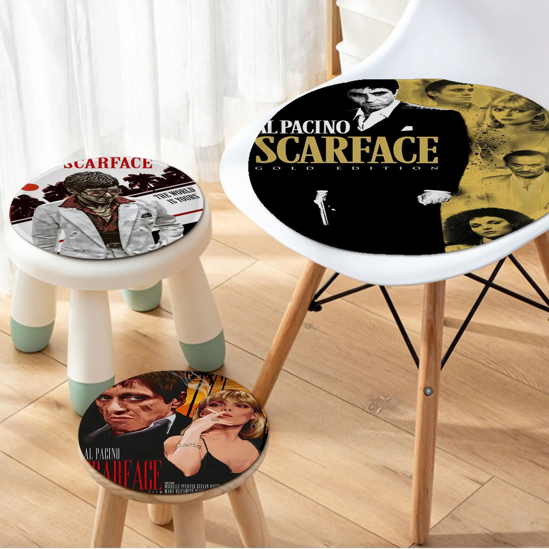 Scarface cojín de asiento para las cuatro estaciones, almohadilla para ...