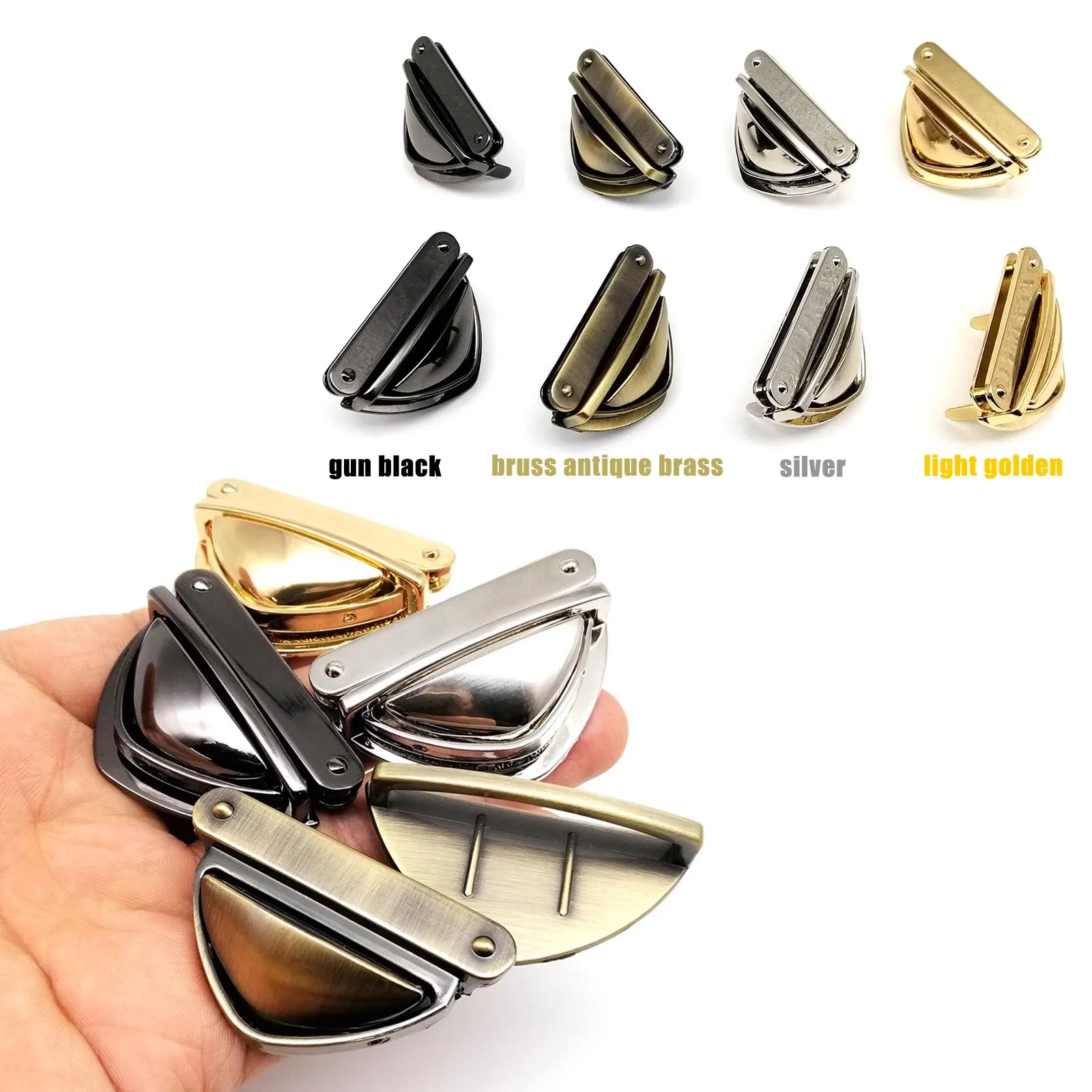 High-Quality-Triangle-Tuck-Lock-Closure-Catch-Clasp-Buckle-Toggle-for ...