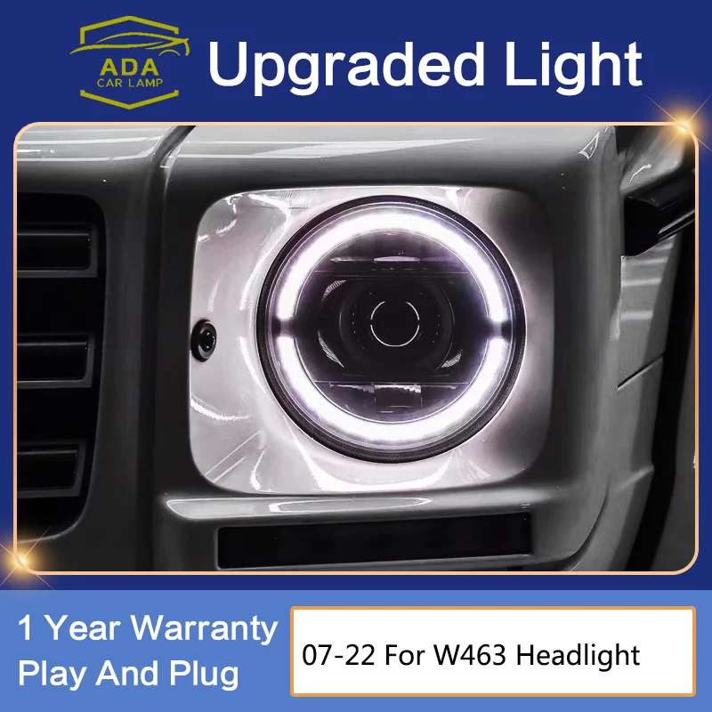 Car Headlight For Benz G Class W463 G350 G500 G63 2007-2022 Car Led Drl Headlights Start-up ...