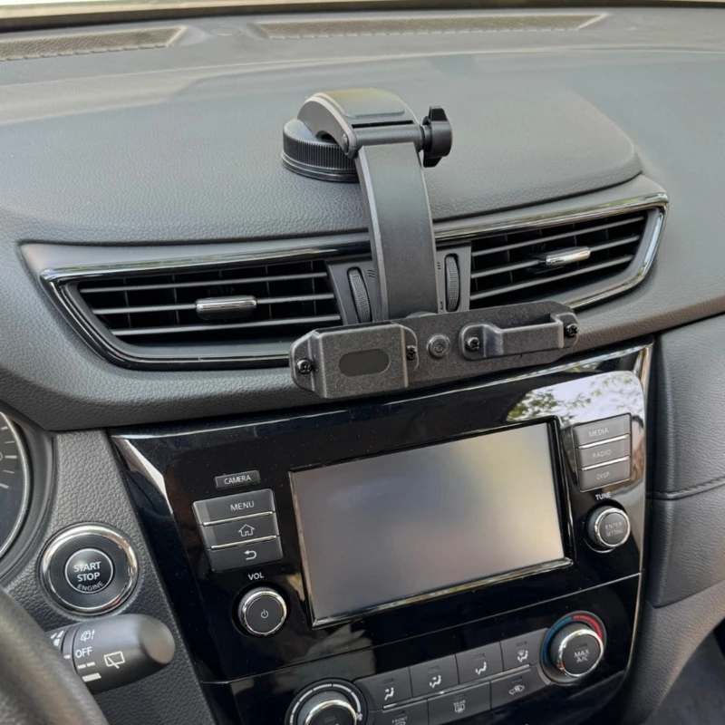 Universal Car & Truck Two Way Radio Holder Secure Suction Cup Mounting ...