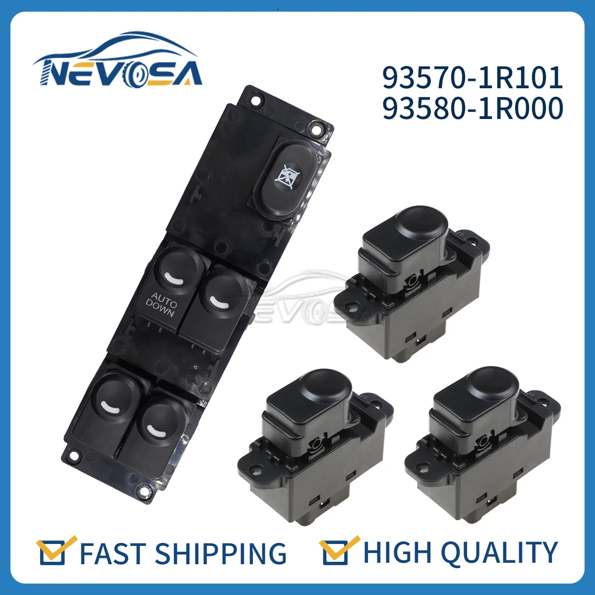 Nevosa-Front-left-Passenger-Electrical-Window-Control-Switch-Button-For ...