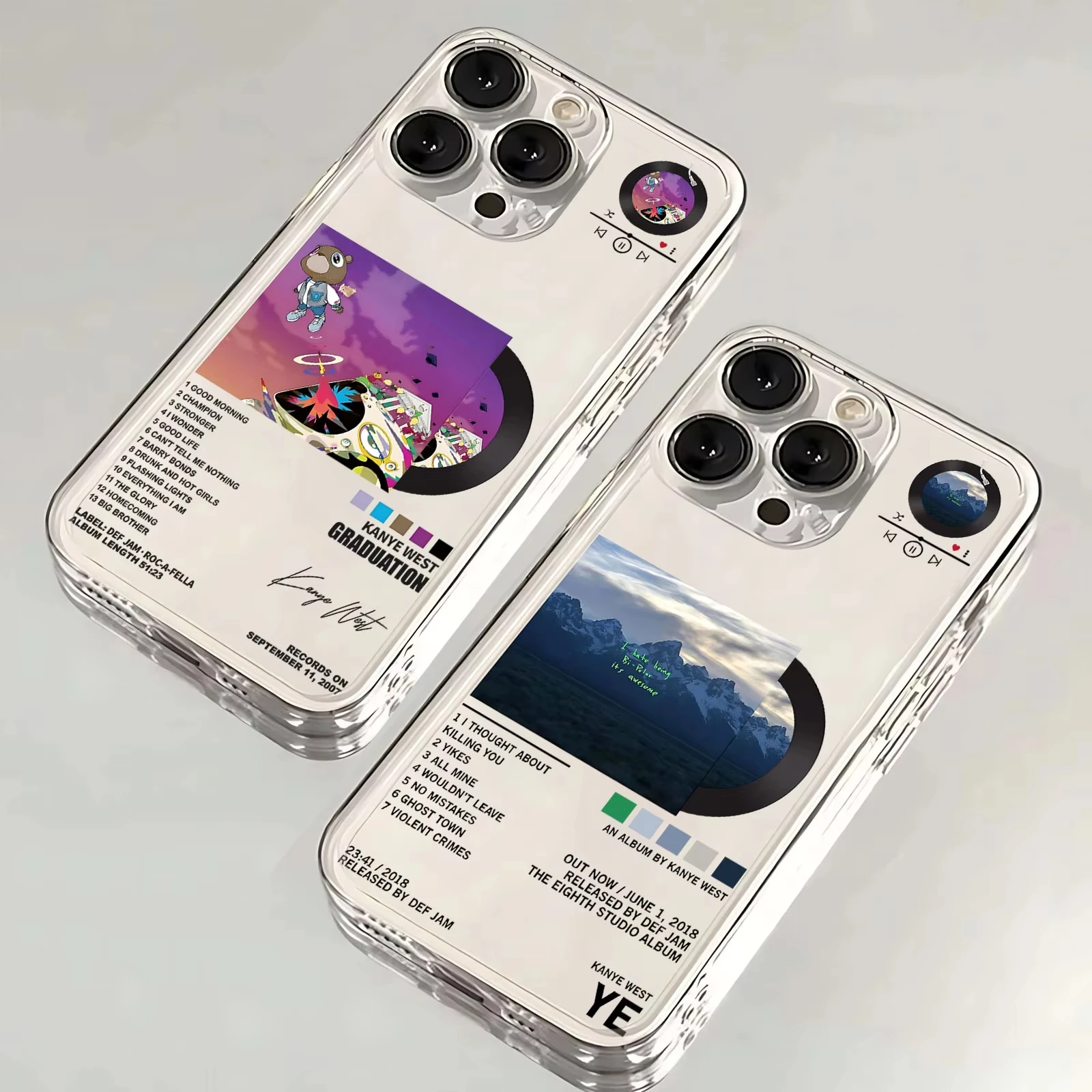 Rapper Kanye West Hot Album Phone Case for Iphone 11 12 13 14 15 16 Pro ...