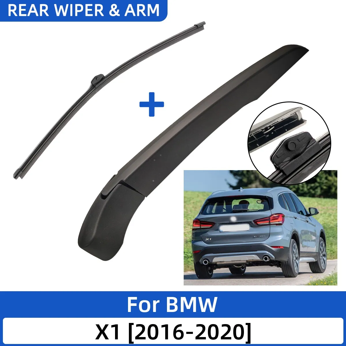2PCS-Car-Rear-Wiper-Blade-and-Arm-Fit-for-BMW-X1-2016-2020-Tailgate ...