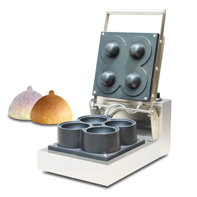 4-PCS-Popular-Commercial-Electric-Stainless-Steel-Non-stick-Women-Boob ...