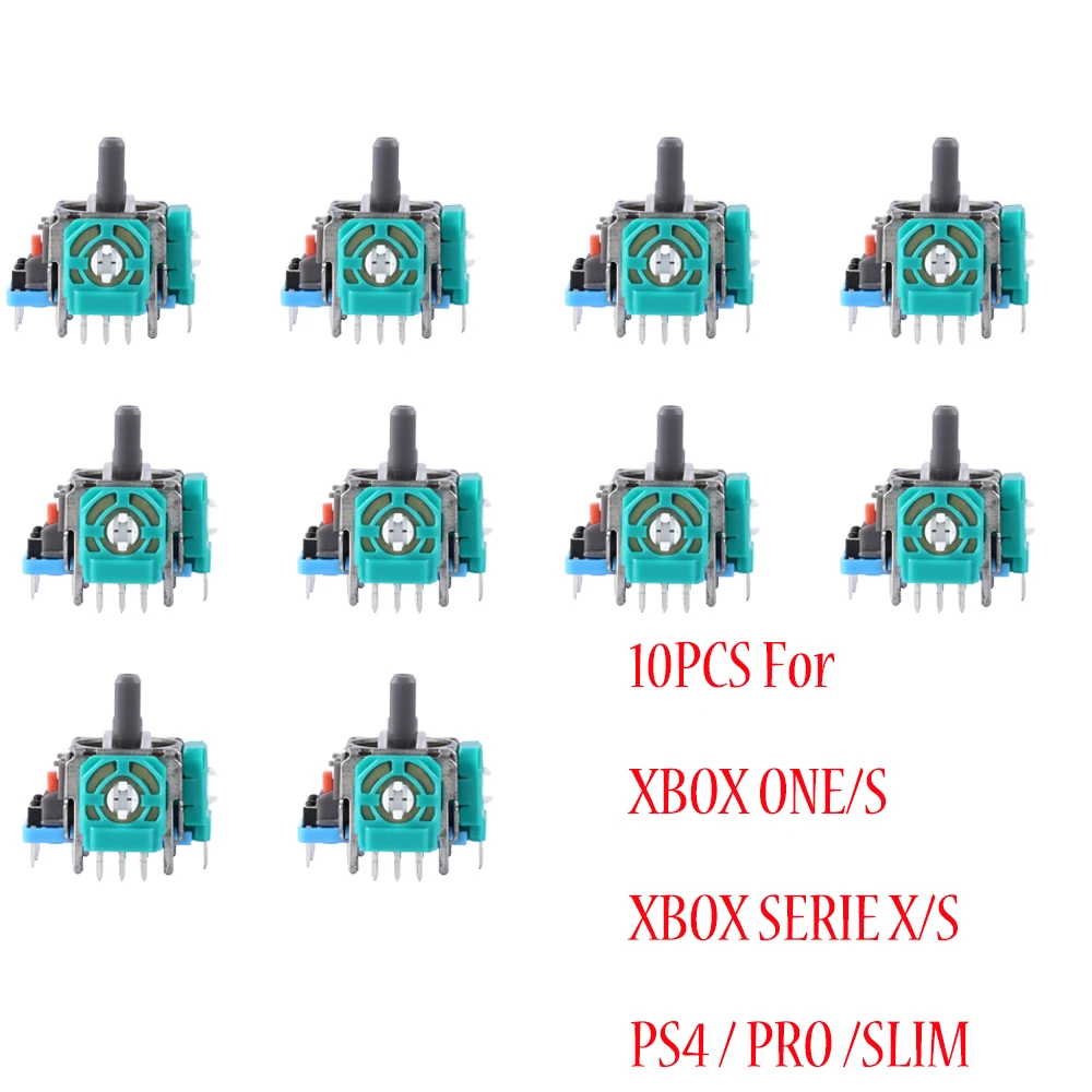 10Pcs 3D Analog Joystick Replacement Sensor Module Potentiometer for ...