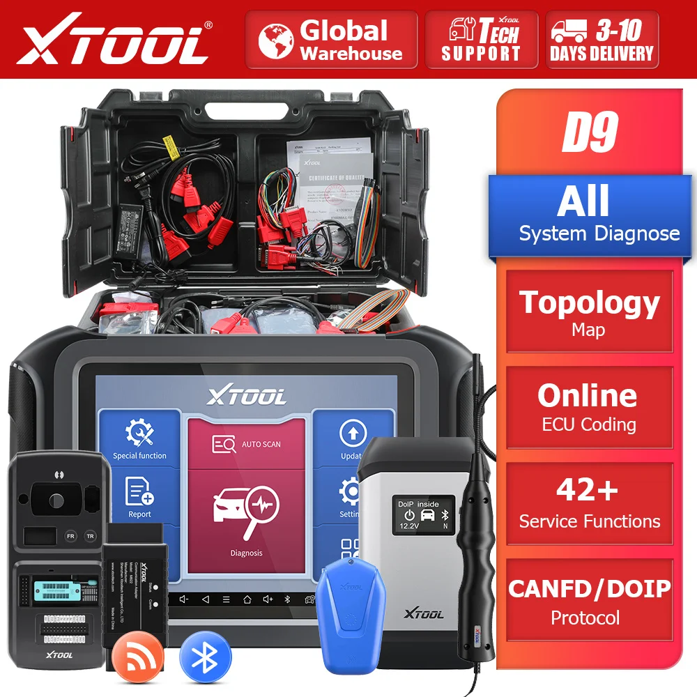XTOOL-D9-Diagnostic-Tool-42-Reset-Functions-Bi-Directional-Tool-ECU ...