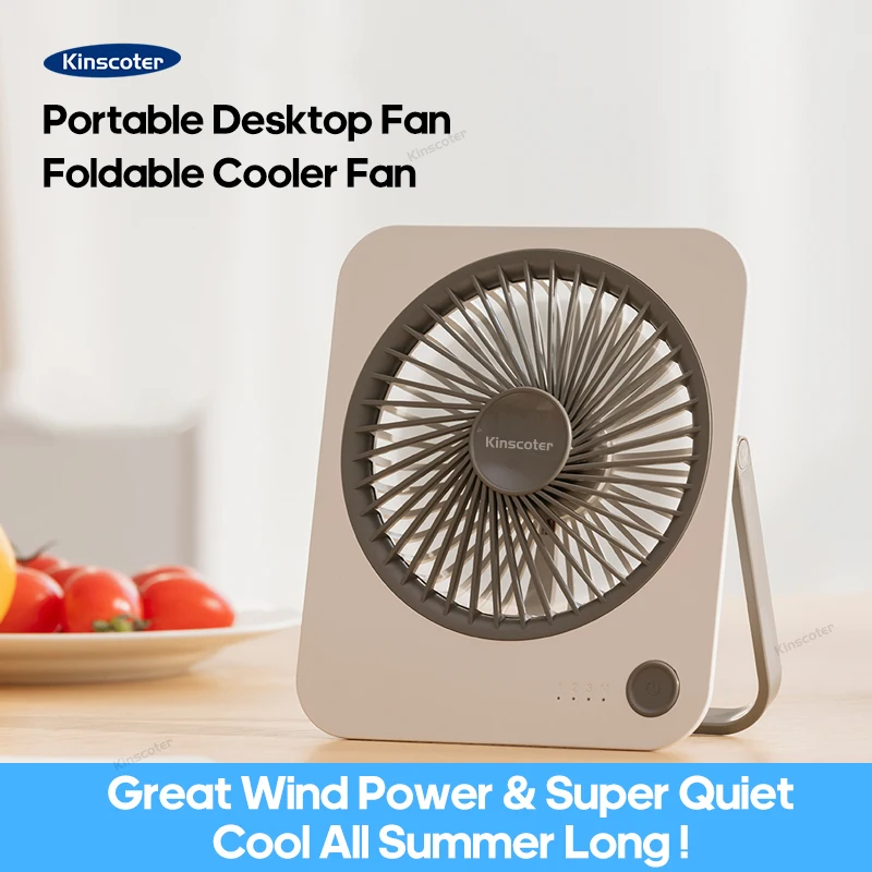 New-Portable-Desktop-Fan-Ultra-Thin-Powerful-Silent-Air-Circulator-Fan ...