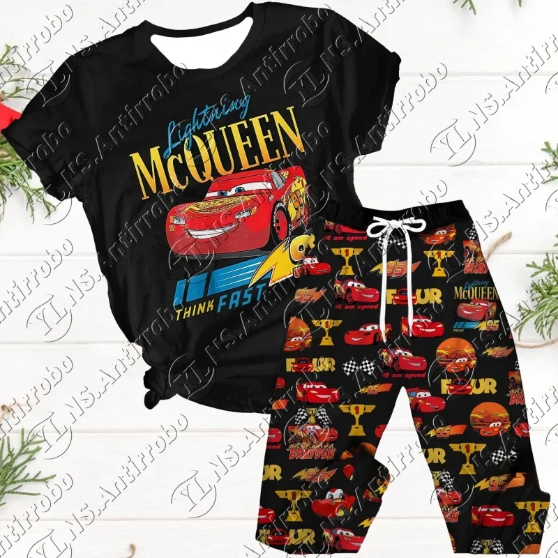 26 MINISO New Lightning Mcqueen And Sally Couple Pajamas Thin ...