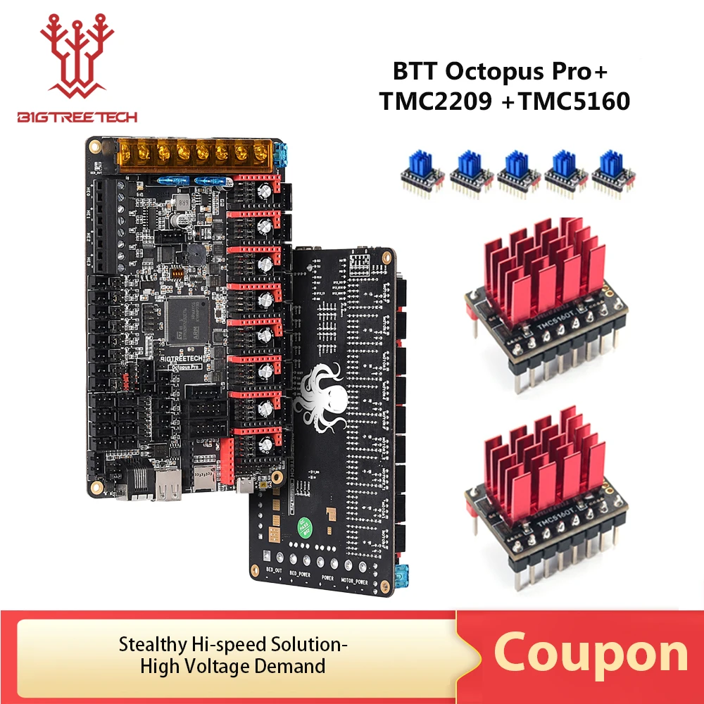 BIGTREETECH-Octopus-Pro-BTT-PI-Motherboard-Klipper-3D-Printer-High ...