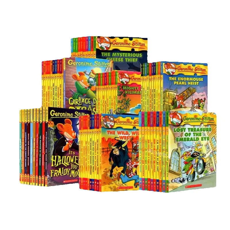 10PCS-Geronimo-Stilton-Humor-Adventure-Explore-Brave-Comic-Fiction ...