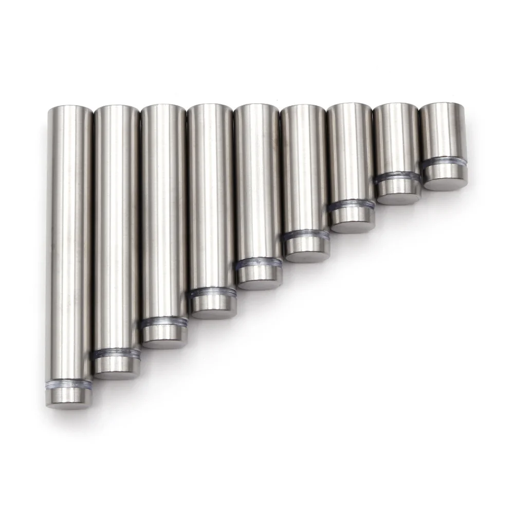 10PCS Glass Fasteners 12mm Stainless Steel Acrylic Advertisement ...