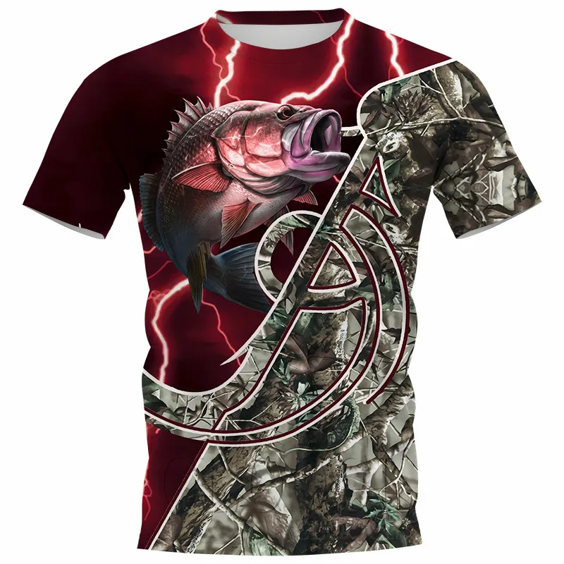 2023-Summer-Popular-Carp-Fishing-Fully-Printed-T-Shirts-Men-3D-Catfish ...