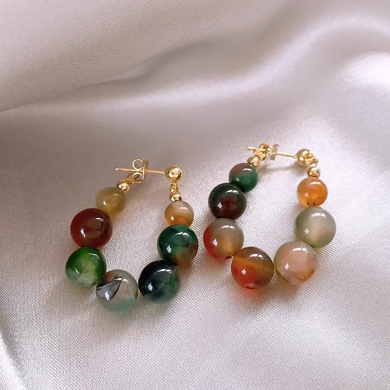 Color-Stone-Earrings-European-And-American-Style-Personality-Fashion ...
