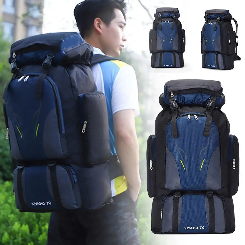 Camping High Capacity Hiking Backpack Women Outdoor Travel Backpack Men ...