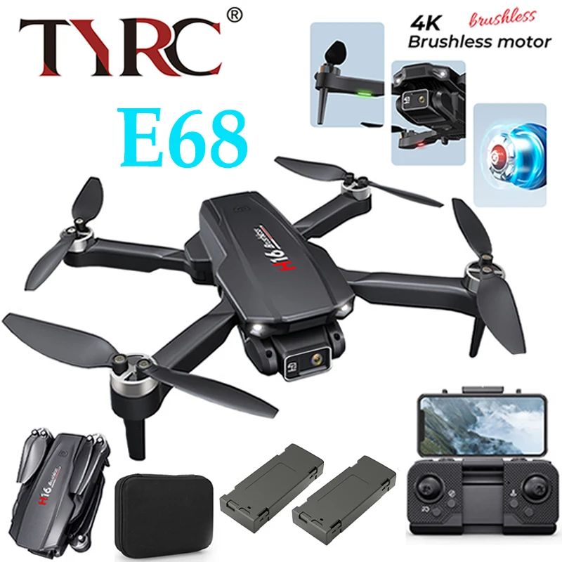 Tyrc Xk E68 Pro Drone 4k Profesional Hd 4k Rc Avi N De Doble C Mara