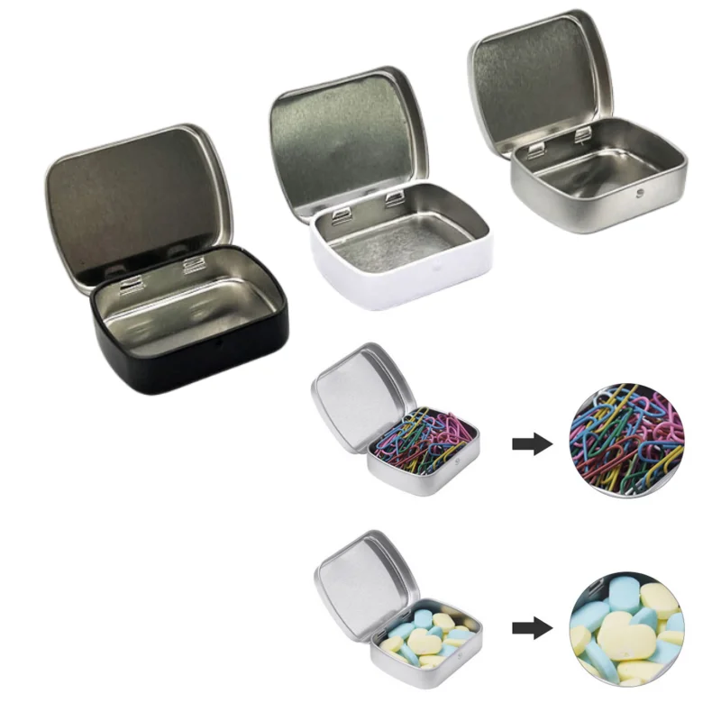 Metal Pill Drug Holder Medicine Tablet Capsule Box Container Storage ...