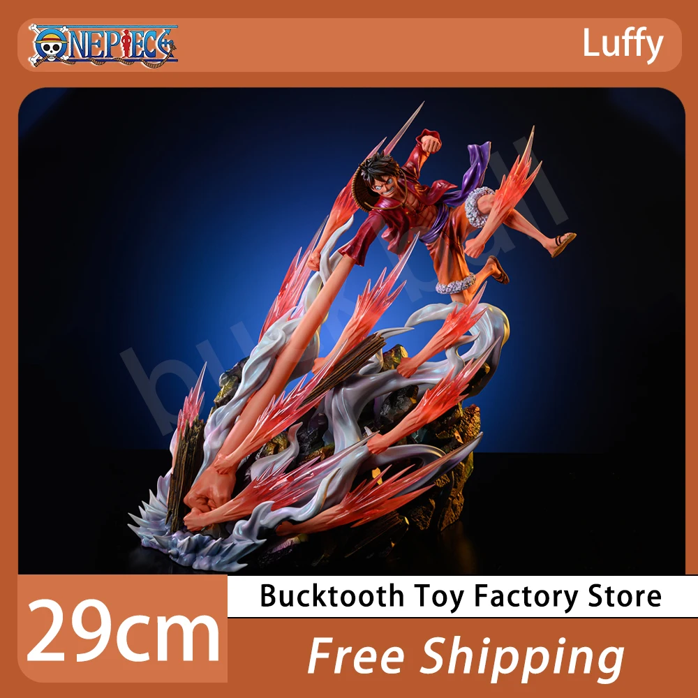 One-Piece-Gk-Anime-Figure-Luffy-29cm-Figures-Long-Hand-Monkey-D-Luffy ...