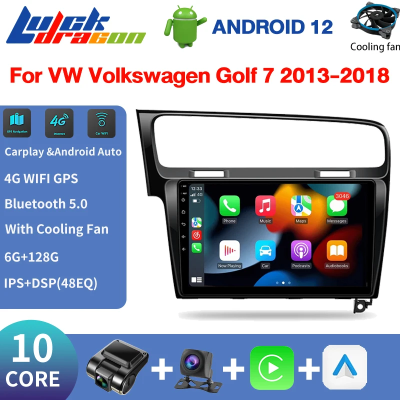 Android-12-Auto-Qualcomm-GPS-Est-reo-Video-Player-2din-Para-Volkswagen ...
