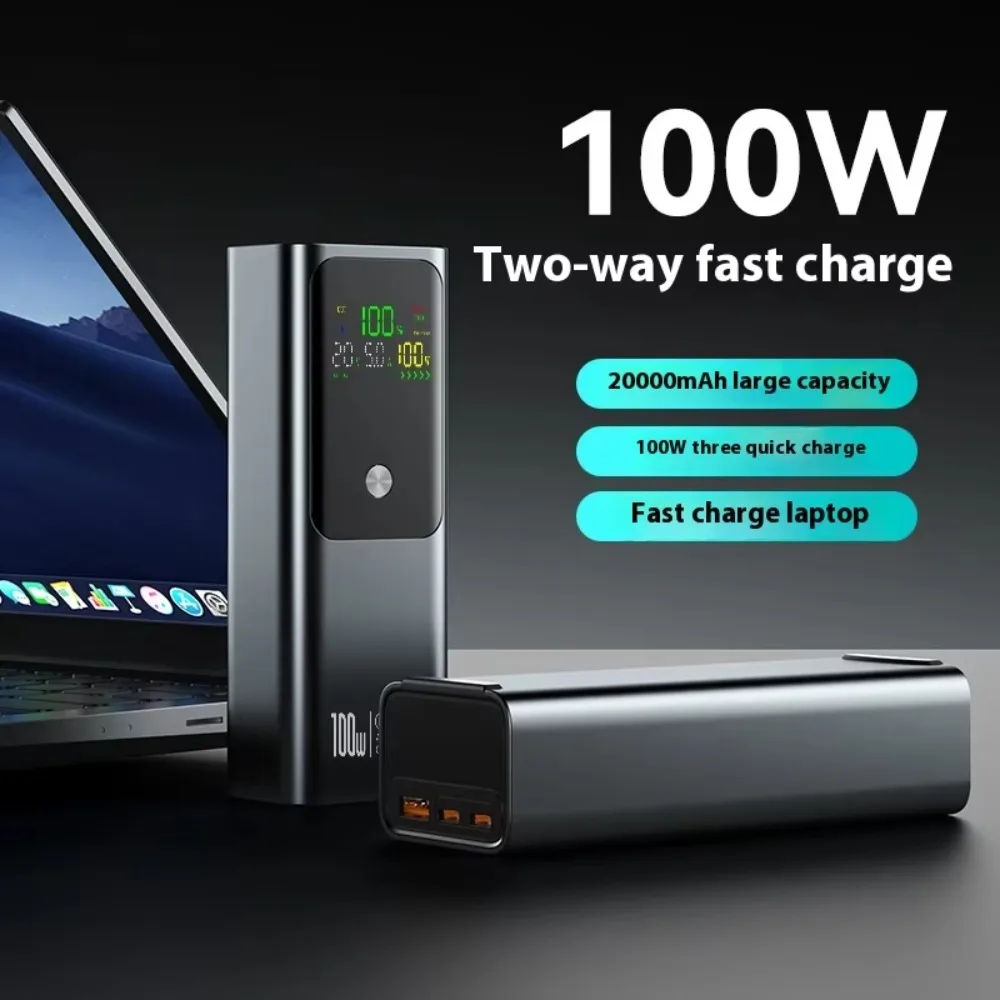 2025 PD 100 واط قوة البنك 20000 مللي أمبير قدرة البطارية الخارجية شحن ...