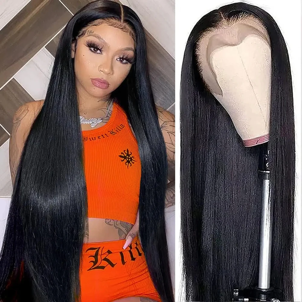 Bone-Straight-13x6-Lace-Frontal-Human-Hair-Wigs-40-50-Inches-Long-13x4 ...