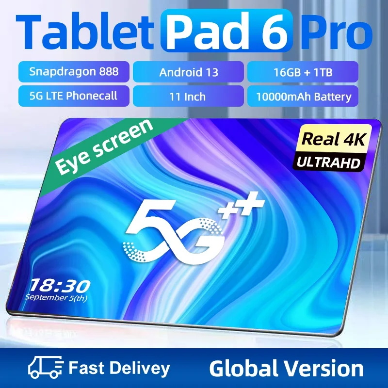 Pad-6-Pro-tableta-PC-Original-versi-n-Global-Snapdragon-888-10000mAh ...