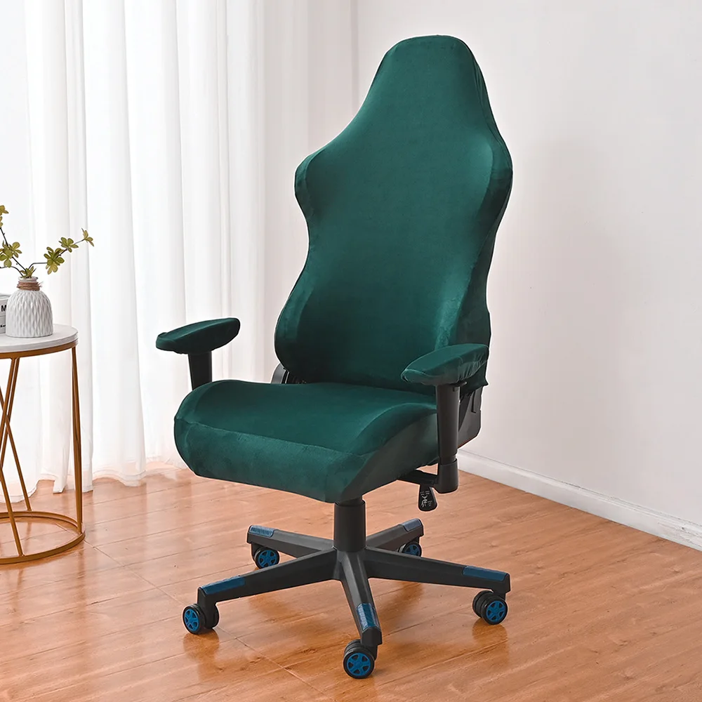 Velvet-Gaming-Chair-Cover-Elastic-Seat-Cover-for-Computer-Chair ...