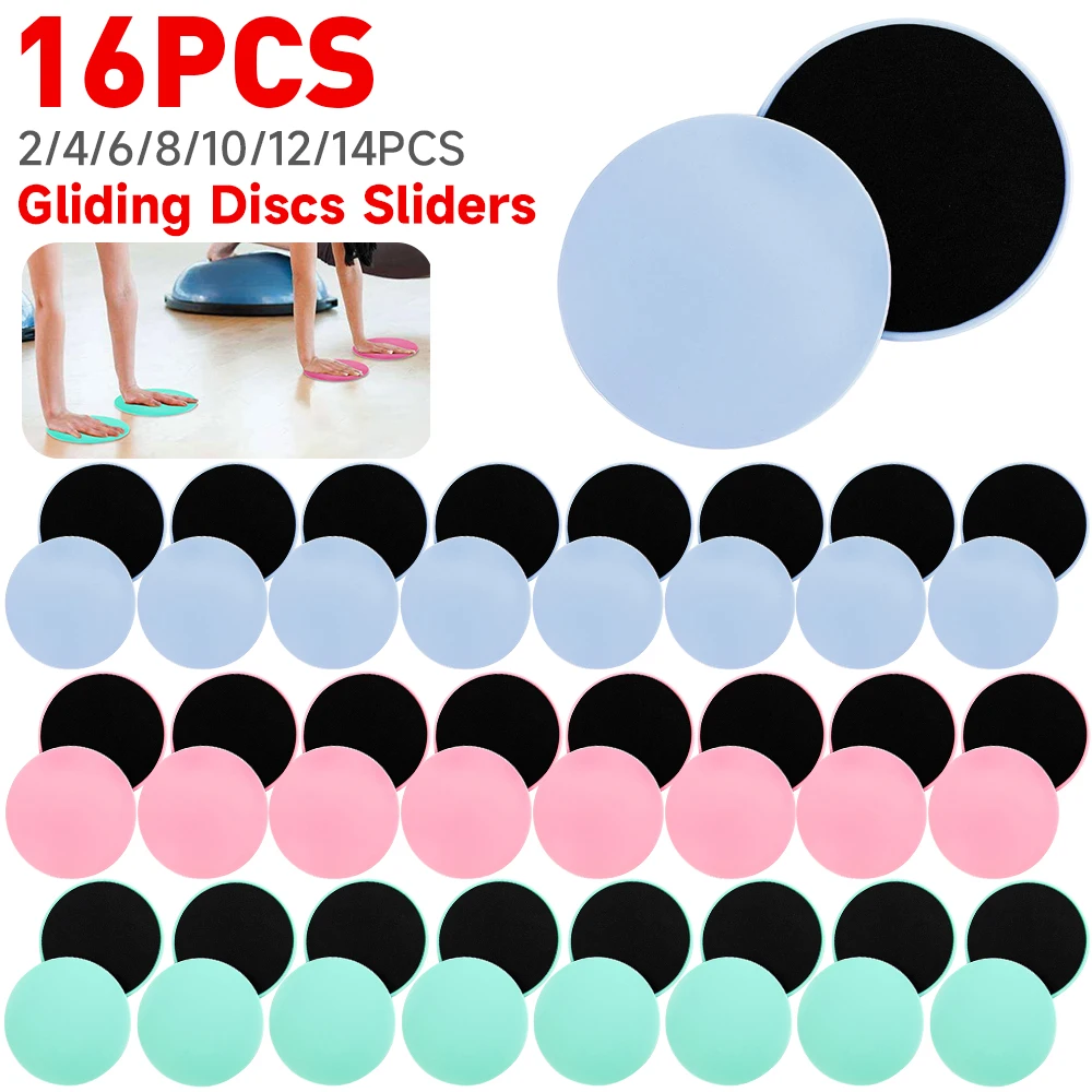 2-16Pcs-Gliding-Discs-Sliders-Exercise-Sliding-Plate-Abdominal-Muscle ...