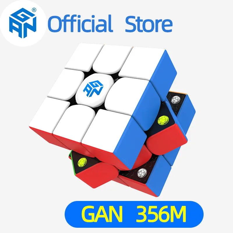GAN 356 M 3x3x3 마그네틱 매직 스피드 큐브, Gan 356 M 전문 수프 토이, GAN 356 M 라이트, 입방정 ...