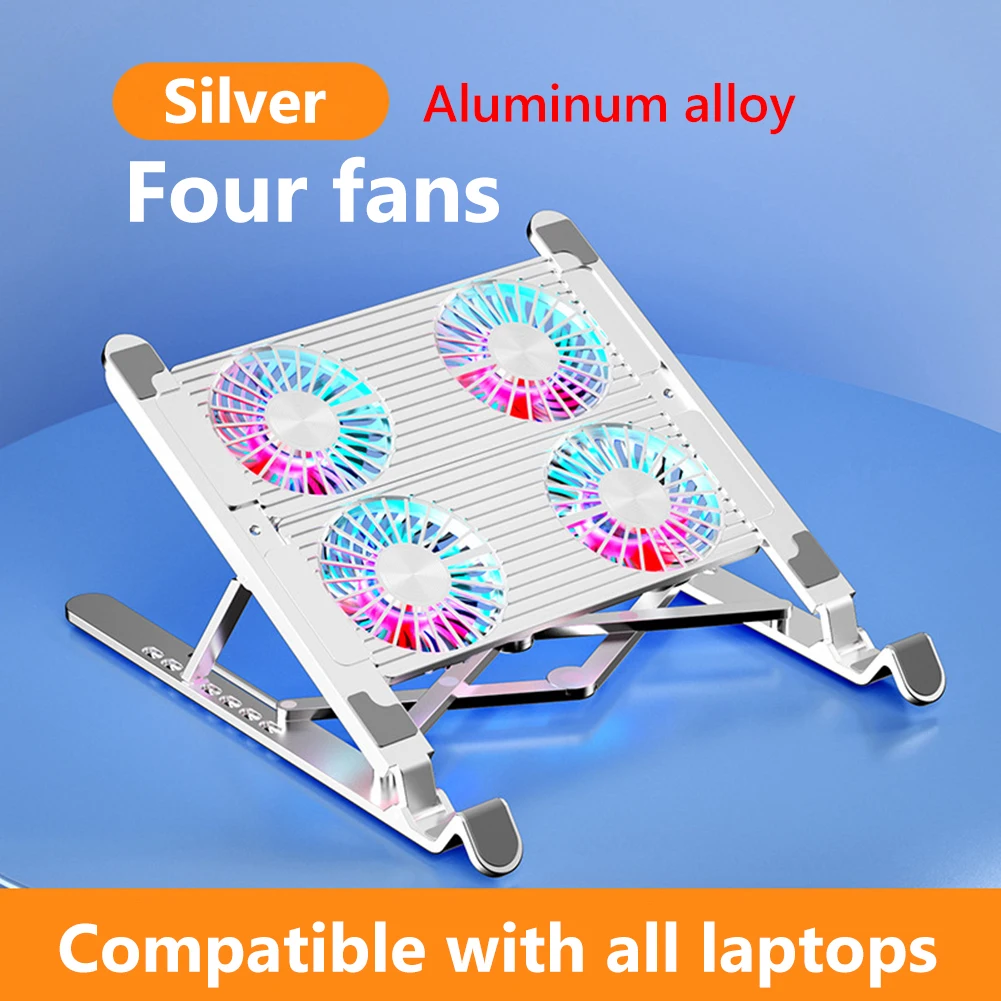Gaming-PC-Laptop-Cooler-2-4-Silent-Fan-Foldable-Laptop-Cooling-Pad ...