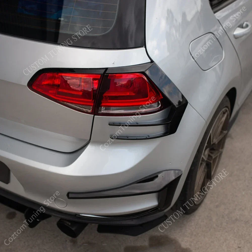 For-VW-Golf-7-Rear-Bumper-Splitter-Surround-Rear-Taillight-Cover-Golf-7 ...