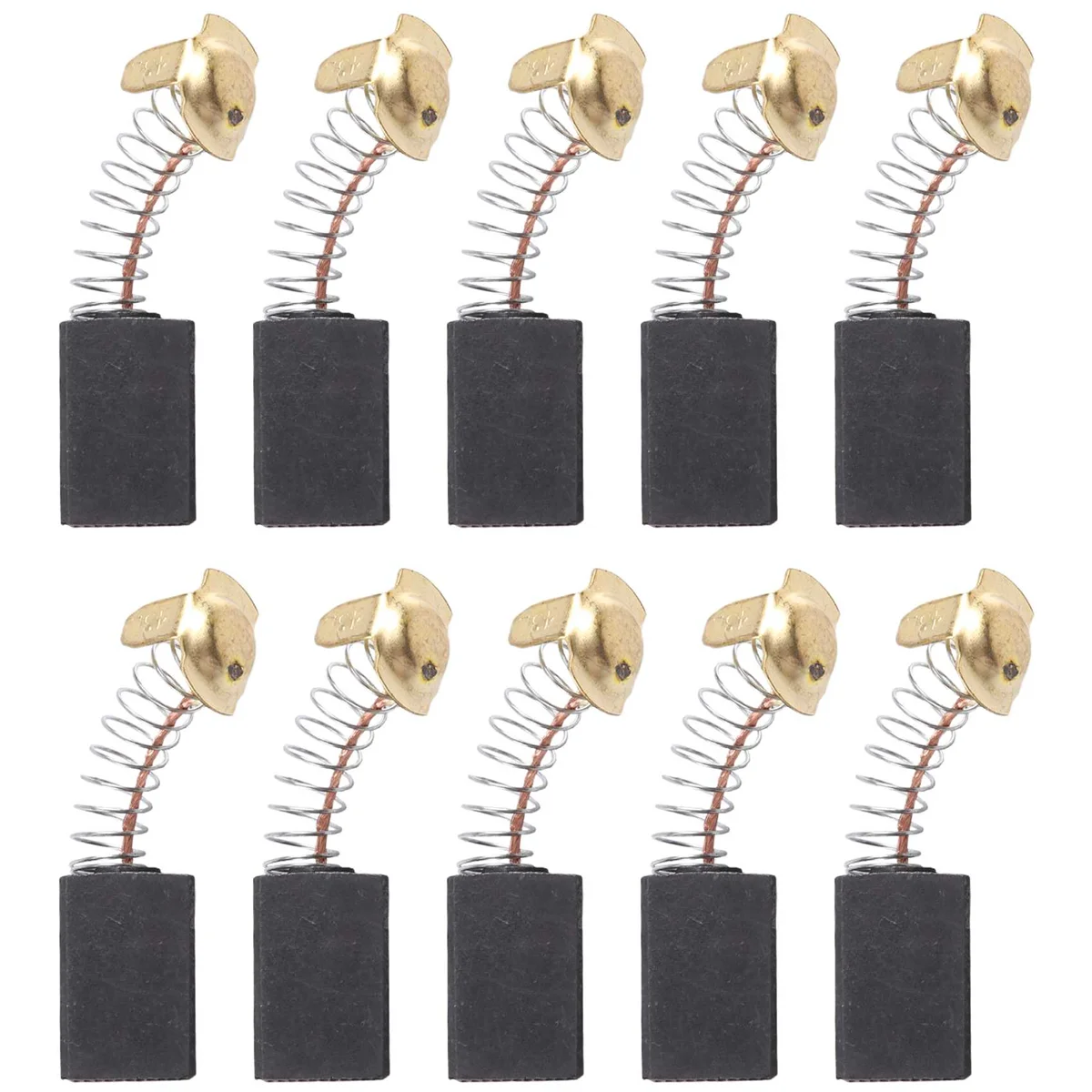 10-Pcs-17-13-7mm-Power-Tool-Motor-Carbon-Brush-999038-for-Hitachi-Black ...