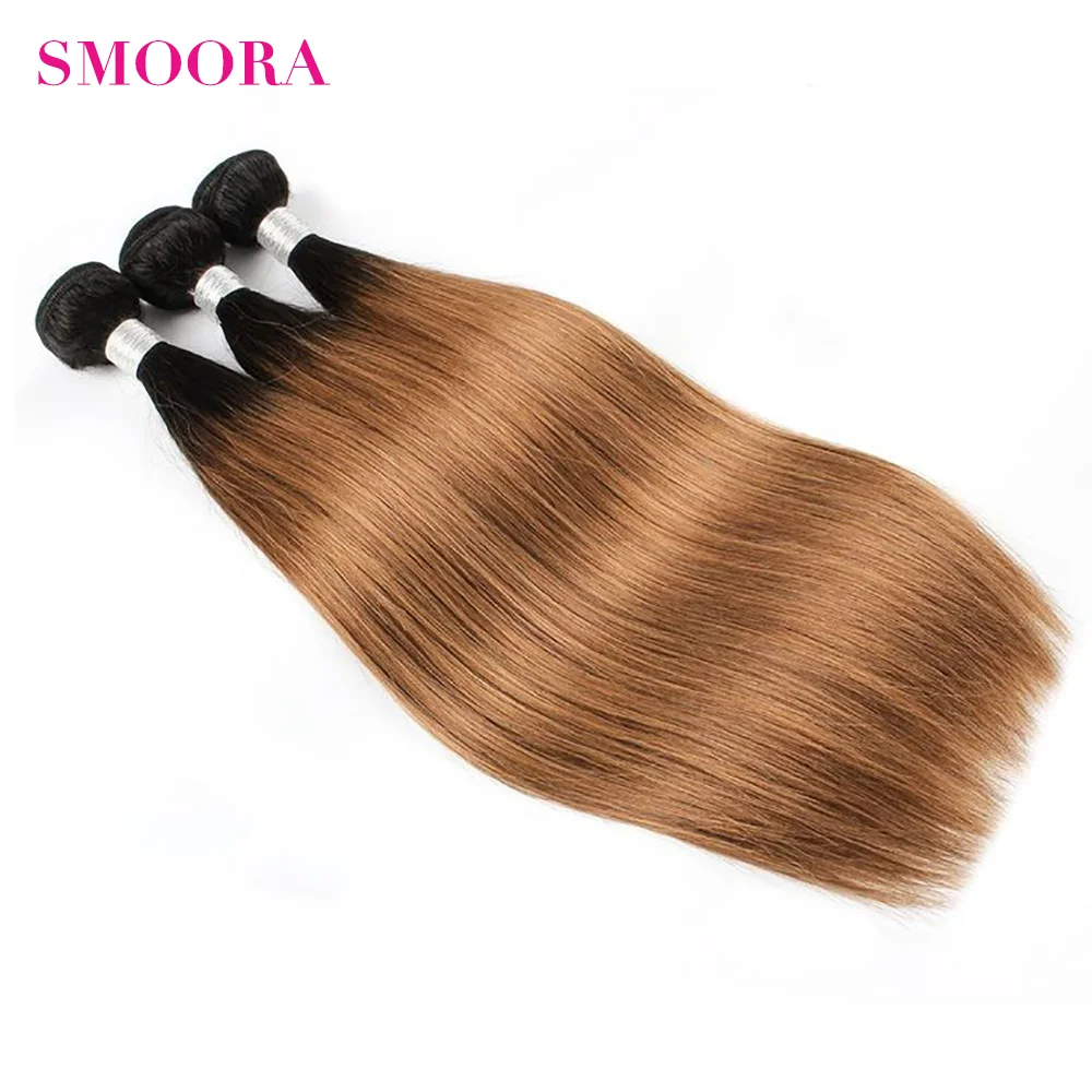 Straight 28 30 Inch Remy Brazilian Hair Weave Human Hair Bundles Bone ...