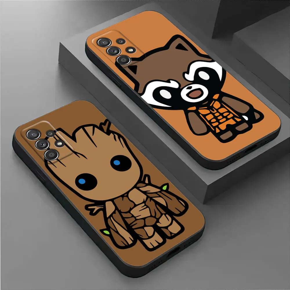 Cartoon-Groot-Rocket-Marvel-Phone-Case-For-Samsung-Galaxy-A55-A54-A52S ...