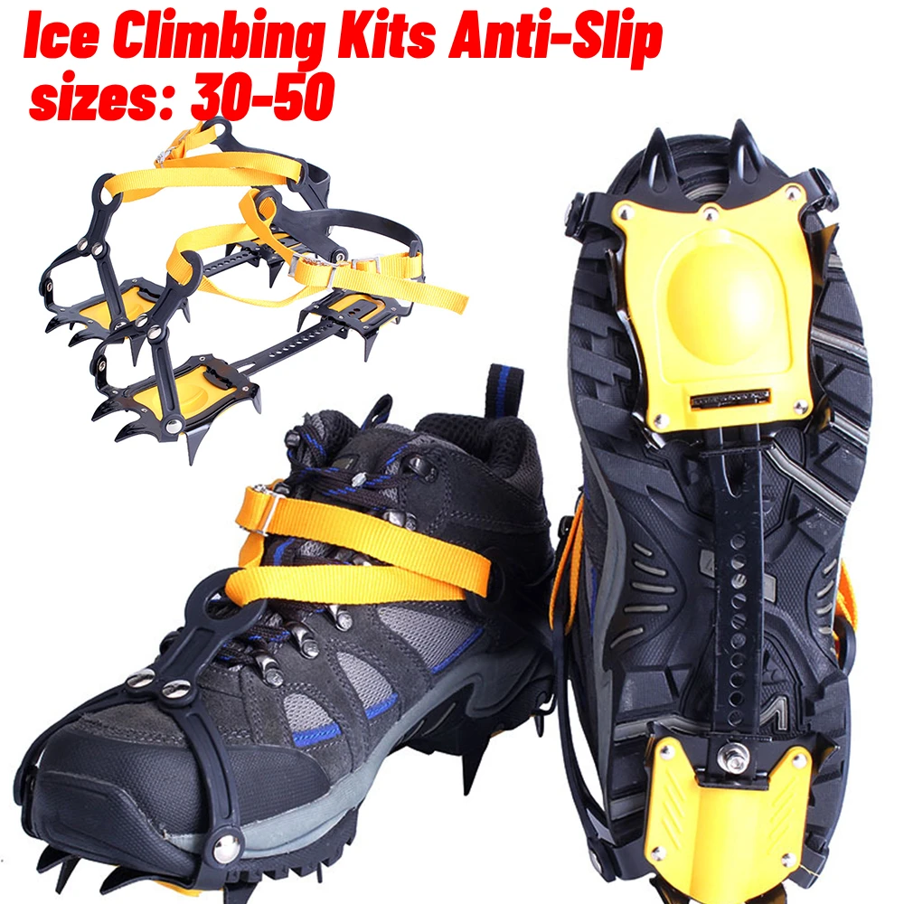 1-Pair-Snow-Grips-Crampons-Anti-Slip-10-Teeth-Ice-Climbing-Kits ...