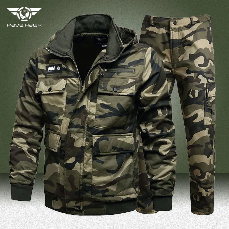 Winter-Fleece-Sets-Men-Military-Camo-Fleece-Warm-Jackets-Pants-2-Piece ...